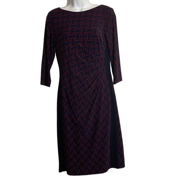 Lauren Ralph Lauren | Dresses | Lauren Ralph Lauren Navy Dress With Red ...